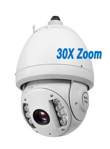 30X Optical Zoom, 2 Megapixel IR PTZ Camera