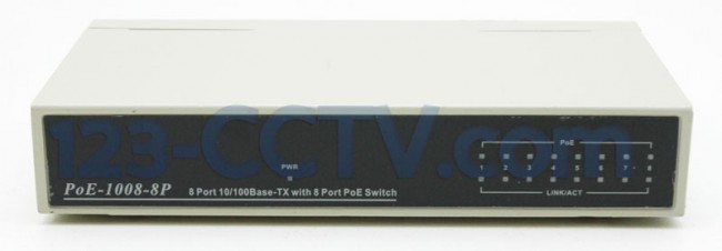 8 Port POE Switch for IP Network Cameras