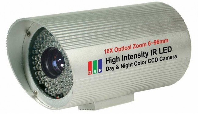 Bazooka Bullet Camera 480TVL 100ft Zoom