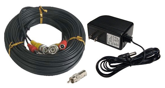 150ft Camera Pack - 150ft All-in-one Video Power Cable and 2 AMP Power ...