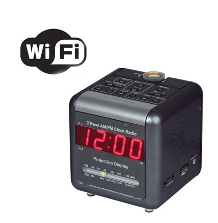 Hidden WiFi Clock Camera