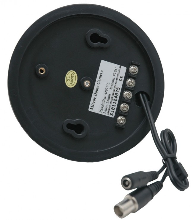 Dome Camera with Mirror Cover