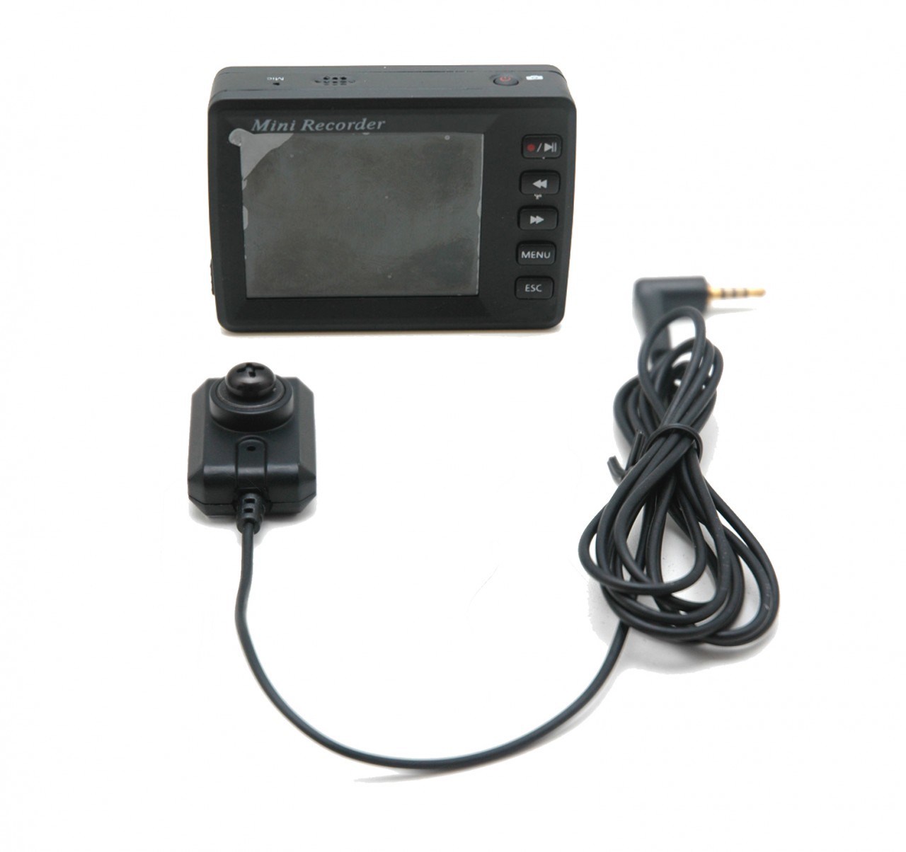Portable DVR with Hidden Button Camera