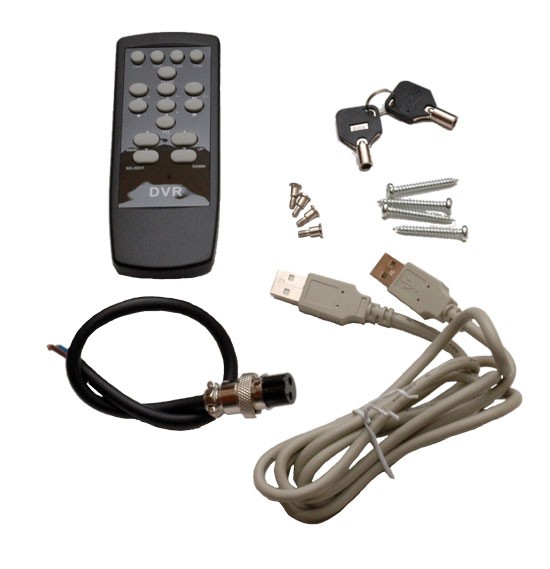 4 Channel Mobile DVR with 1 Audio Input Time Lapse 30fps MJPEG