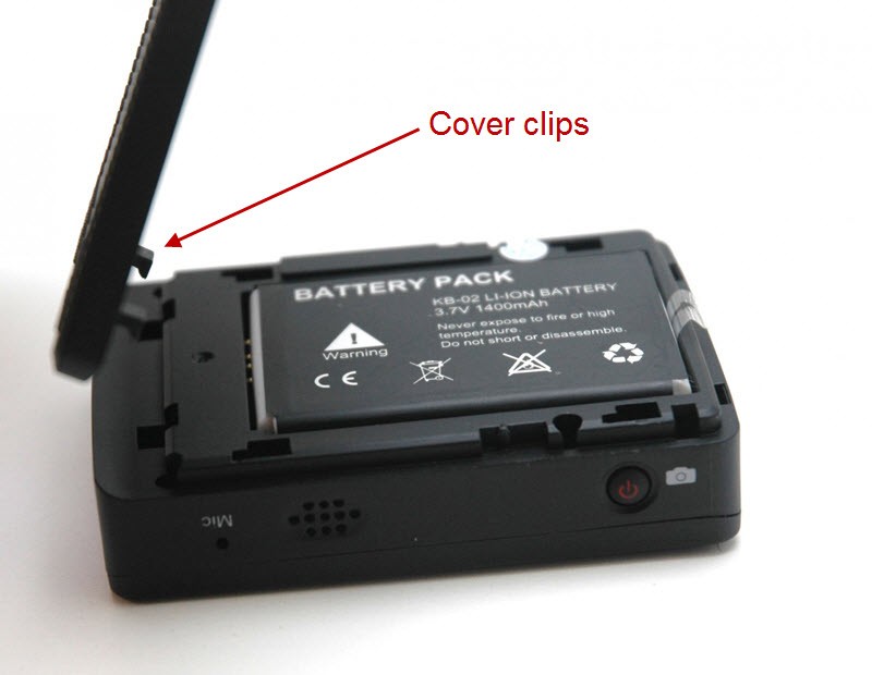 Portable DVR with Hidden Button Camera