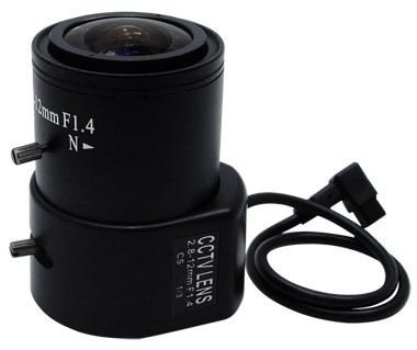Auto Iris Varifocal Lens - 3.5 to 8mm - CS Mount Lens